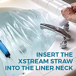 Sagan Life AquaPod Kit - Bathtub Bladder Emergency Water Storage with Water Filter and Hand Pump. Powerful Filter Purifies up to 250 Gallons of Emergency Drinking Water Made in USA