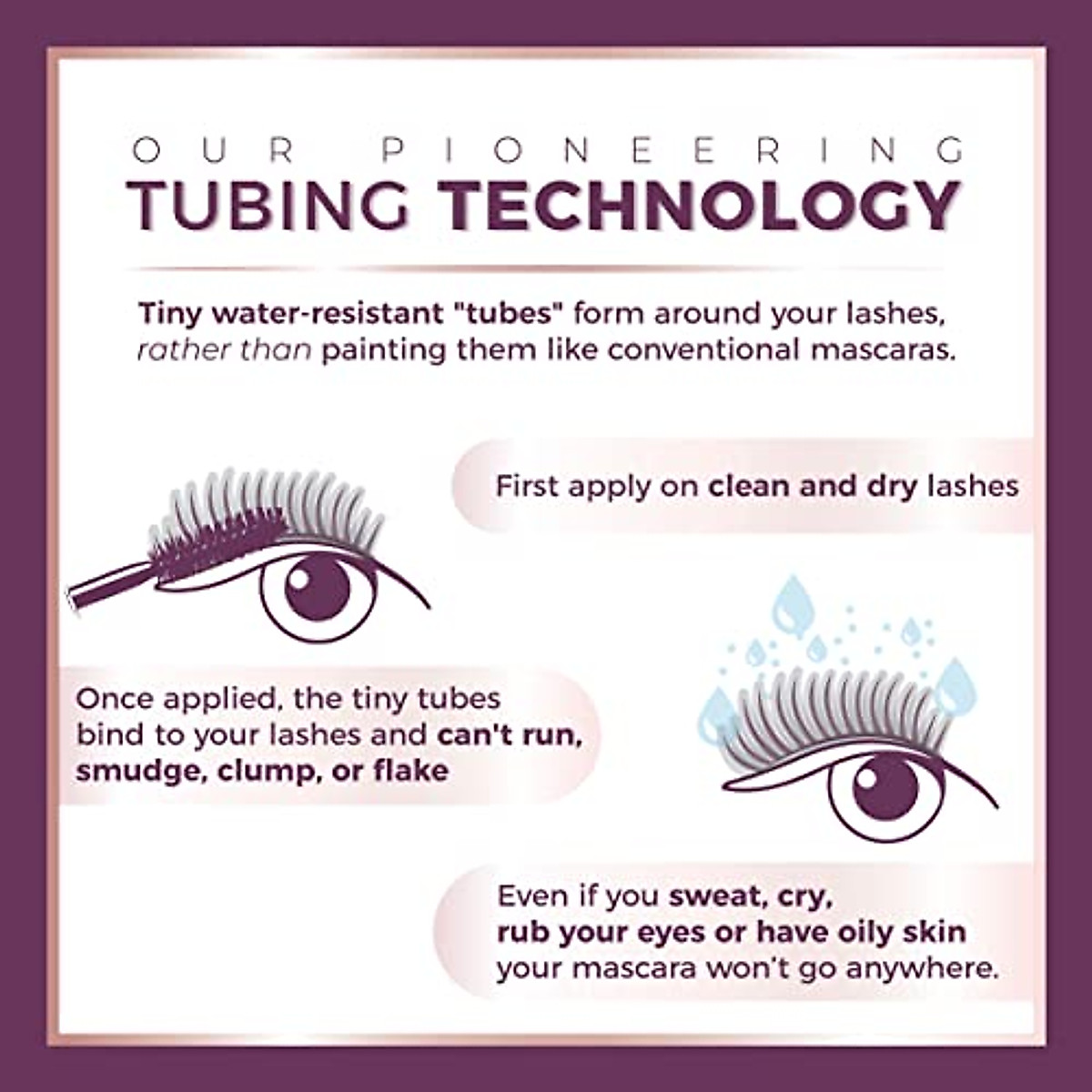 Blinc UltraVolume Tubing Mascara, Volumizing, Lengthening and Curling Mascara, Ultra-Longwearing Washable Mascara, Clean, Vegan and Cruelty-Free, 9mL / 0.30 Fl Oz (Pack of 1)