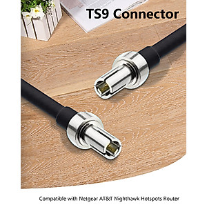TS9 Antenna, 12dBi External 5G 4G LTE GSM Magnetic Base Antenna,Compatible with Netgear AT&T Nighthawk M6 MR6110 MR6500 M5 MR5100 MR5200 M1 MR1100 LB2120 Hotspots Router 2 Pack