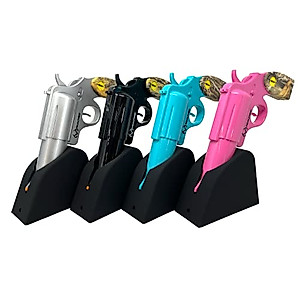 Realtree® Electric Gun Wine Bottle Opener - Open your Wine Bottle Fast with this New Corkscrew - Great Gift for Gun Enthusiasts and Wine Lovers. Foil Cutter and Charging Base Included. (Black)