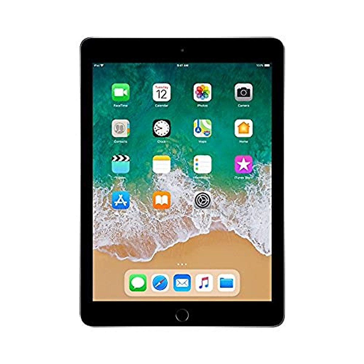 Apple iPad 9.7inch with WiFi 32GB- Space Gray (2017 Model) (Renewed)