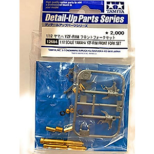 TAMIYA 12684 – 1:12 Fork Set Yamaha YZF-R1M 14133, Model Building, Plastic Kit, Hobby, Crafts, Gluing, Model Kit, Model, Assembly