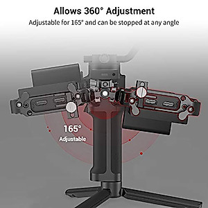 SmallRig Adjustable Camera Monitor Mount with NATO Clamp for DJI RS 2 / RSC 2 / RS 3 / RS 3 Pro / RS 3 Mini - 3026
