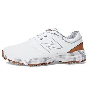 New Balance Men's Brighton Golf Shoe, White, 14 X-Wide