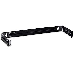 TRENDnet 1U 19-inch Hinged Wall Mount Bracket for Patch Panels and PDU Power Strips, TC-WP1U, Supports EIA-310, Steel Construction,Use TC-P24C6 & TC-P16C6 Patch Panels(Sold Separately)
