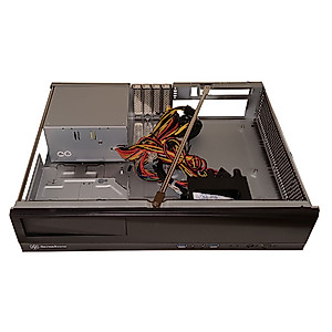 SilverStone Technology Milo Series Aluminum / Steel Micro-ATX Media Center / HTPC Case, Black (ML03B)