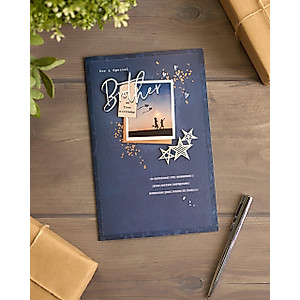 UK Greetings Birthday Card for Brother - Sentimental Design, Black, 149mm x 229mm