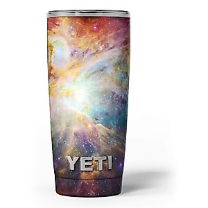 Design Skinz Mutli-Colored Clouded Universe - Skin Decal Vinyl Wrap Kit Compatible with The Yeti Rambler Cooler Tumbler Cups