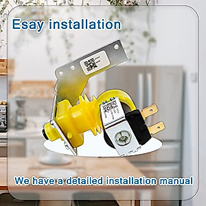 000009121, 000008486, IH9121 Water Inlet Valve Compatible With manitowoc Ice Machines，220/240V 50/60Hz 6W Fits I, ID, IR, IT, IY, QCA, QFA, QY, SD and SY Series Machines,etc-1 Year Warranty