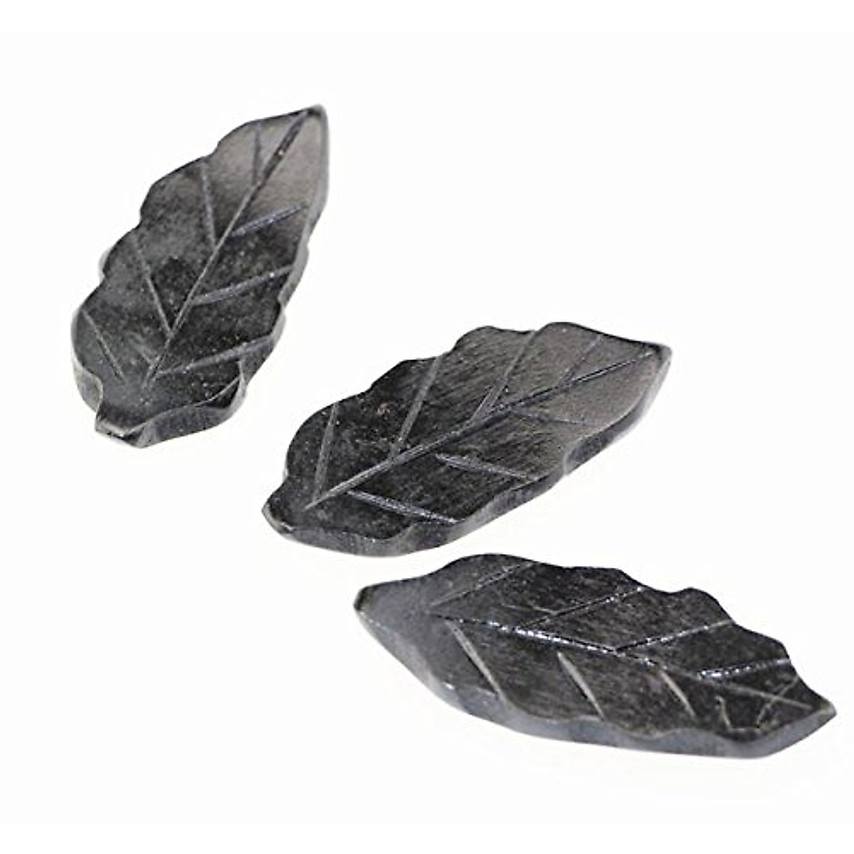 Islandoffer Handcrafted Wooden Chopstick Rest Spoon Fork Knife Holder leaf Designed, Set of 6