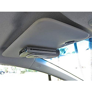 Ramtech Sun Visor Clip Car Mount for Radar Laser Detector, Compatible with Escort Passport 4200 4500 4600 5000 6800 7500 7500s 8500 8500 X50 9500i 9500ix, SVCM