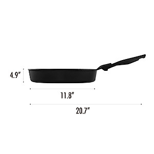 CHEF TOPF Practi Nonstick Frying Pan 12 Inch, Titanium Coating Ultra Non-stick Skillet, PFOA & PFOS Free