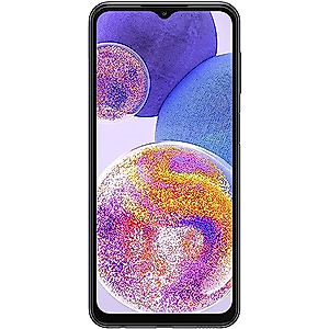 SAMSUNG Galaxy A23 (SM-A235F/DS) Dual SIM, 128GB + 4GB, Factory Unlocked GSM, International Version (Fast Car Charger Bundle) - No Warranty - (Black)