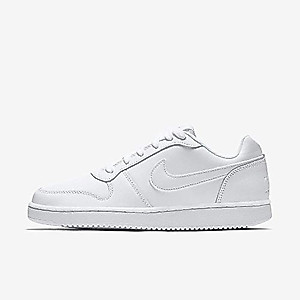 Nike Women's Ebernon Low Sneaker, White/White, 5.5 Regular US
