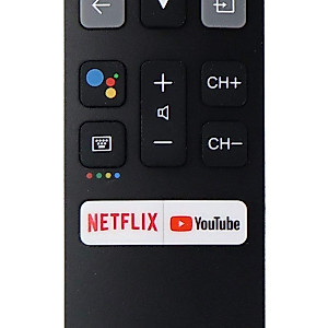 BESIA Universal RC802V Voice Remote for TCL Android TV 40S330 32S330 65Q637 55Q637 55S430 40S334 32S334 70S430 32A325 32A323 43S430 65Q637 55Q637 43S434 50S434 55S434 65S434 75S434 32P30S 50S435