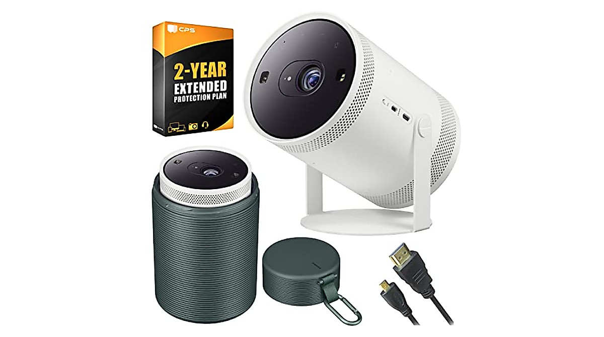 Samsung The Freestyle Portable Projector - 100-inch Smart TV & 360° Sound