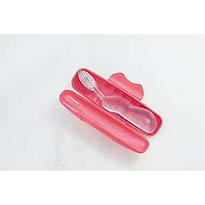 Radius Toothbrush Bundle - 1 Original Left Hand Toothbrush + 1 Travel Case [Colors May Vary]