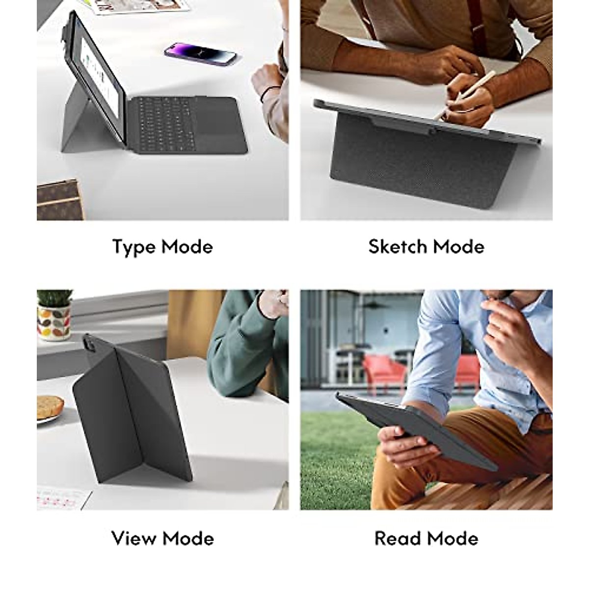 CHESONA Magnetic Detachable iPad Pro 12.9-inch (6th gen - 2022) Keyboard Case, Multi-Touch Trackpad, 7-Color Backlit, Magnetic Bluetooth Keyboard with Kickstand for iPad Pro 12.9 6th/5th/4th/3rd Gen