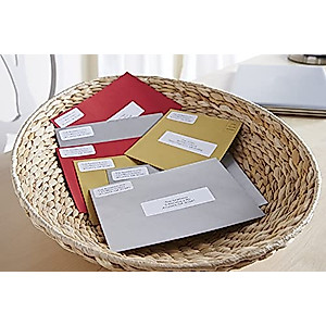 Dymo 30330 Labelwriter Return Address Labels, 3/4 X 2, White, 500 Labels/Roll