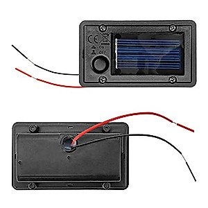 AQEENURA Battery Box, Solar Lantern Light Replacement Parts Top for Outdoor Hanging Lanterns Container Home Solar Lamp Hanging Lantern Led Accessories DIY Garden Decor (4PCS)