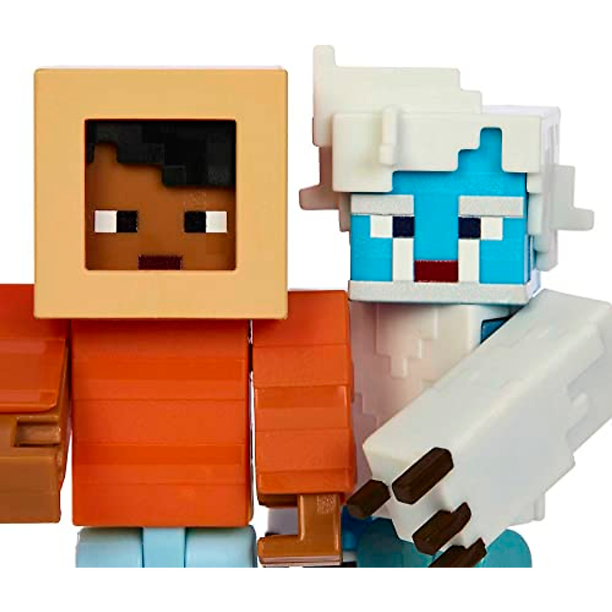 Mattel Minecraft Game, Creator Series Action Figures and Accessories, Camp Enderwood Steve and Mob Figures, Collectible Gift for Kids