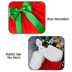 BDYJY Small Puppy Clothes for Girls Christmas Santa Dog Christmas Outfit Thermal Holiday Puppy Costume Dress Pet Clothes Angel Dog Outfit (Black, M)