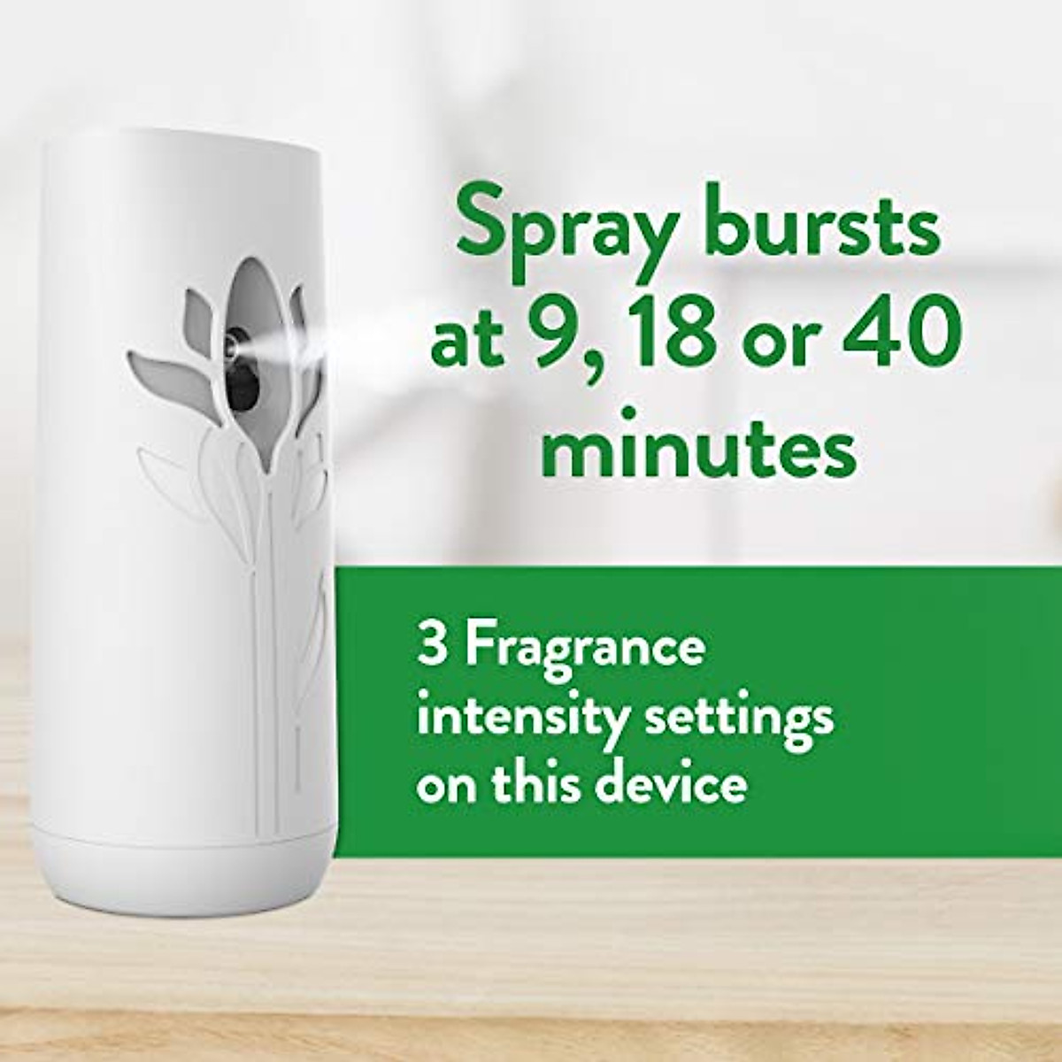 Air Wick Freshmatic Refill Automatic Spray, Fresh Pine and Juniper, 1ct, Holiday scent, Holiday spray, Essential Oils, Air Freshener, Odor Neutralization, Packaging May Vary