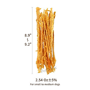 iPaw Turkey Tendon for Dogs, Ingredient Sourced from USA, Hypoallergenic, All Natural Human Grade Puppy Chew, Dog Treats for Signature Series, Rawhide Alternative, 1 Unit/Pack Strip (Large)