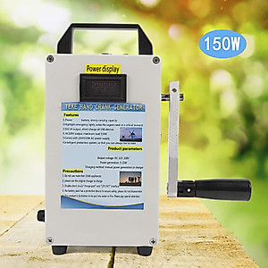 Hand Crank Generator Manual Generator Phone Charger Portable Emergency Power Supply USB Charging Generator Camping Outdoor