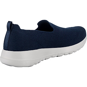 Skechers womens Walking Sneaker, Navy/White, 8 US
