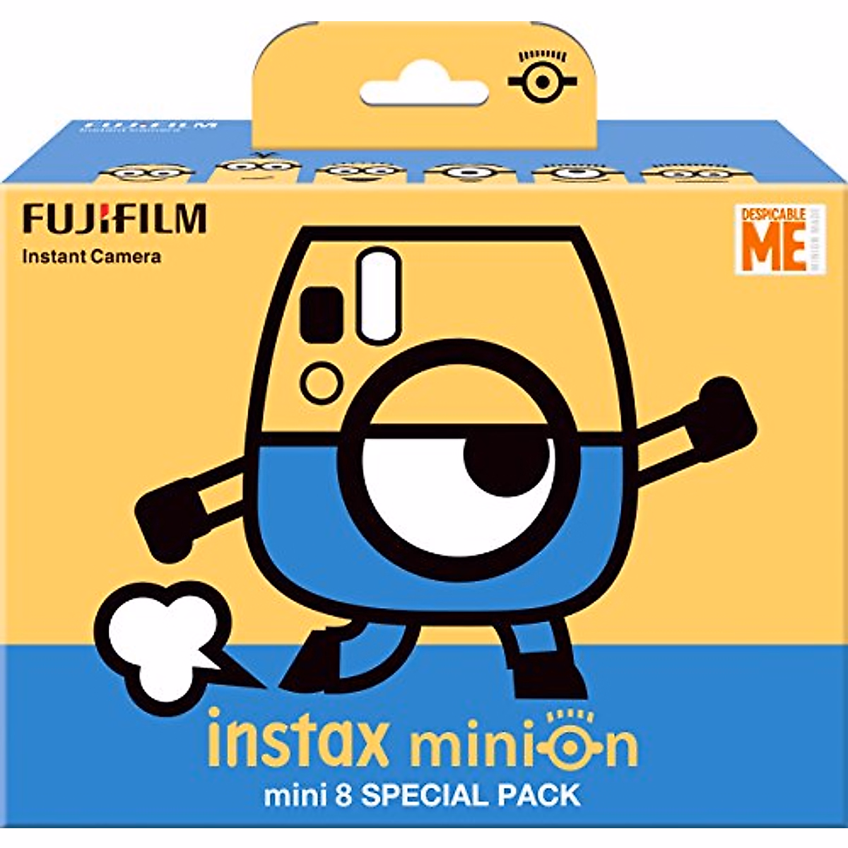 Fujifilm Instax Mini 8 Minion Instant Photos Film Camera (Japan Import)