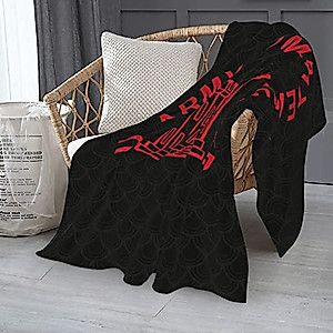 Us Army Combat Engineer Blanket Throw Bedding Room Decor Flannel Blankets for Bed Sofa 50x80 Inches