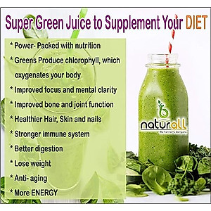 NACHT 7 Daily Super Greens Complete Nutrition Powder | Wheatgrass, Moringa, Stevia, Alfalfa Grass, Barley Grass, Spinach, Amla - 100 GM