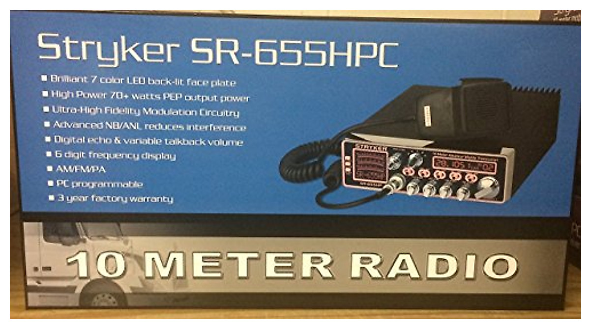Stryker SR-655 10 Meter Radio: High Power 70W & Armored RX