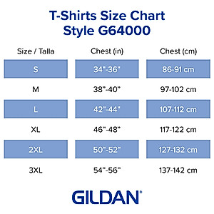 Gildan Adult Softstyle Cotton T-Shirt, Style G64000, Multipack, Heather Orange (2-Pack), Large