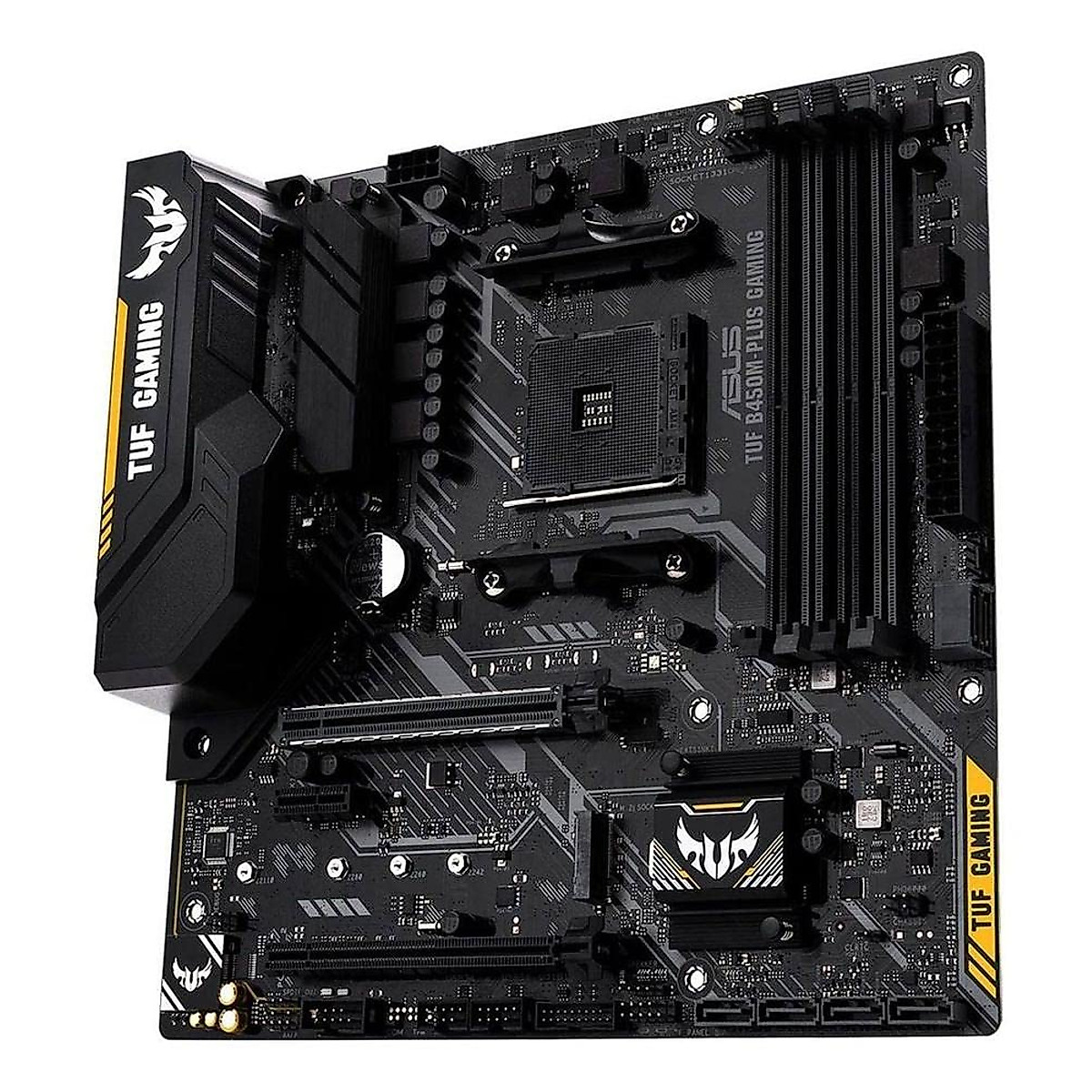 ASUS TUF B450M-Plus Gaming AMD Ryzen 2 AM4 DDR4 HDMI DVI-D M.2 mATX Motherboard