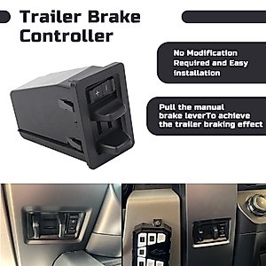 JUEDIMA in-Dash Trailer Brake Controller Module Kit Fits for F150 2015-2020 | Replace Part # FL3Z-19H332-AA, JL3Z-19H332-AA, JL3Z2C006AA