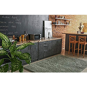 Set of 5 Glass Kitchen Canisters with Airtight Stainless-Steel Lid - Dishwasher Safe, Storage Jars for Kitchen, Bathroom & Pantry Organization, Ideal for Flour, Sugar, Coffee, Cookie Jar, Candy, Snack