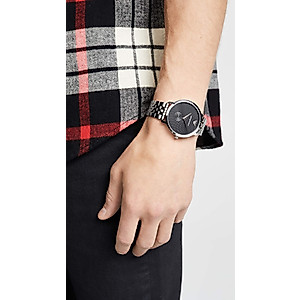 Emporio Armani Men's AR11161 Modern Slim Analog Display Quartz Silver Watch