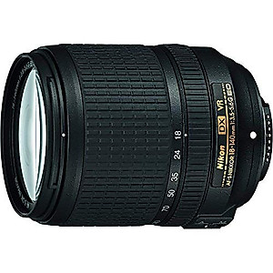 Nikon AF-S DX NIKKOR 18-140mm f/3.5-5.6G ED Vibration Reduction Zoom Lens with Auto Focus for Nikon DSLR Cameras (Renewed)