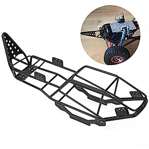 RC Roll Cage, Metal RC Frame Body Chassis Upgrade Part Car Model Accessories for SCX10 1/10 RC Car Crawler Model Toys