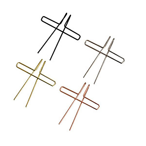 ARFUKA Bookmark Stainless Steel Reading Metal Music Book Sheet Clip Holder Reading Bookmarks Page Marker Book Marker Gift for Students Teachers Reading Pack of 4