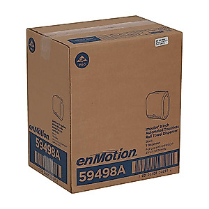Impulse 8" 1-Roll Automated Touchless Paper Towel Dispenser Black 59498A