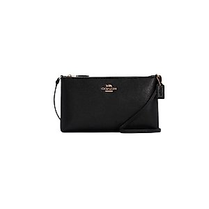 COACH Womens Zip Top Crossbody (IM/Black)