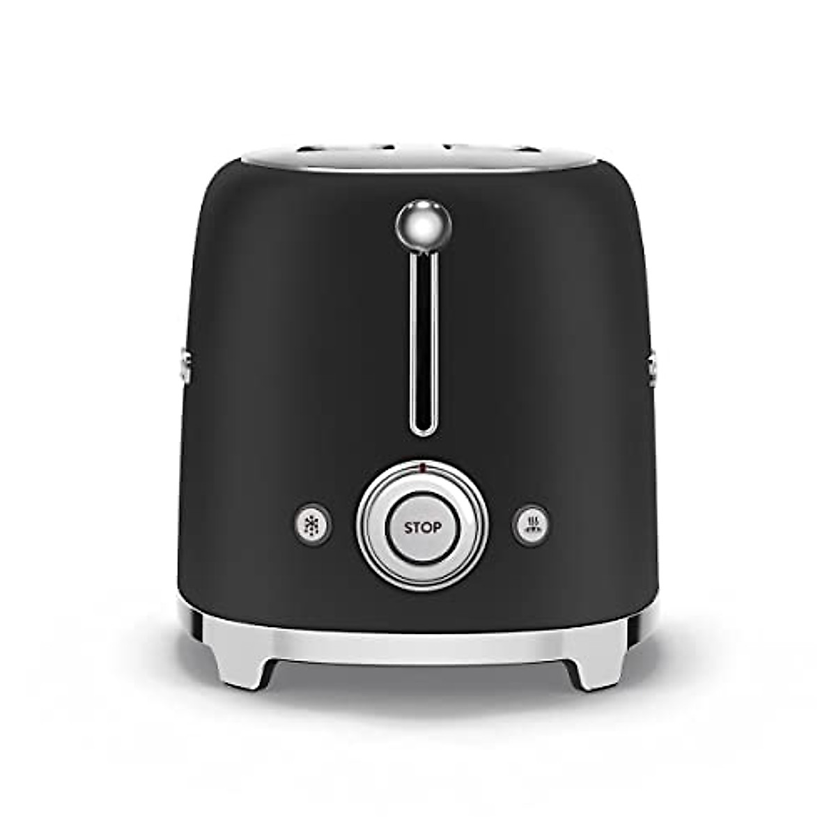 SMEG 50's Retro 2 Slice Toaster, Matte Black