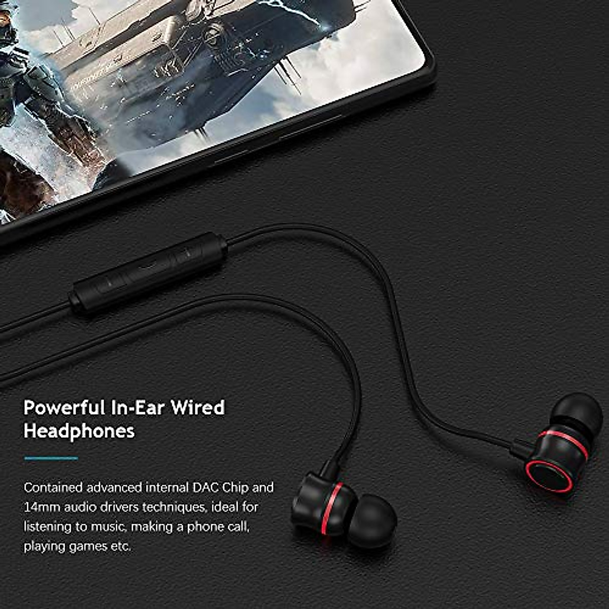 COOYA USB C Headphones for Samsung S23 S22 Ultra S20+ S21 FE A53 Type C Wired Earbuds with Mic Volume Control DAC Stereo in-Ear Earphones for iPad 10 Pro Air 4 5th Galaxy A54 Flip Pixel 7 6 OnePlus 11