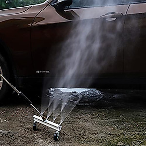 Xiny Tool Pressure Washer Undercarriage Cleaner, Under Car Washer Water Broom with 13 Inch Extension Wand and 45-Degree Angled Wand, 4000 PSI