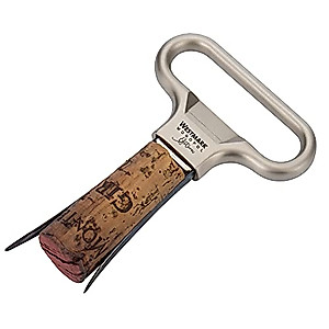 Monopol Westmark Germany Steel Two-Prong Cork Puller with Cover (Silver Satin)