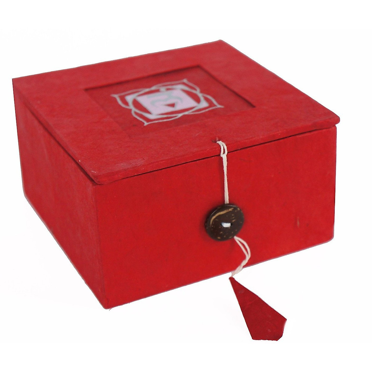 JIVE® Tibetan Chakra Singing Bowl Set Palm Size Root Chakra Red Singing Bowl - Premium Quality