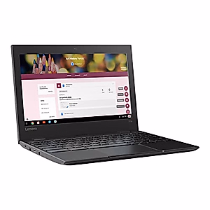 Lenovo Chromebook 100e 11.6" 4GB 32GB eMMC Celeron® N3350 1.1GHz ChromeOS, Black (Renewed)
